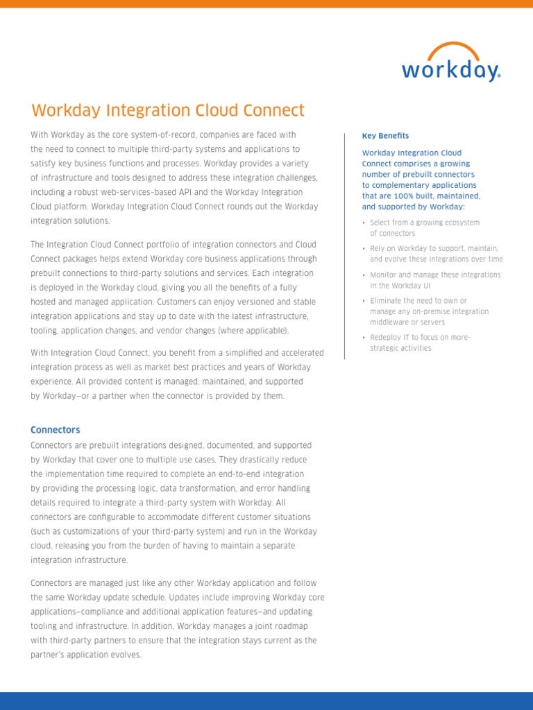 Workday Cloud-Connect | PDF | Payroll | Cloud Computing