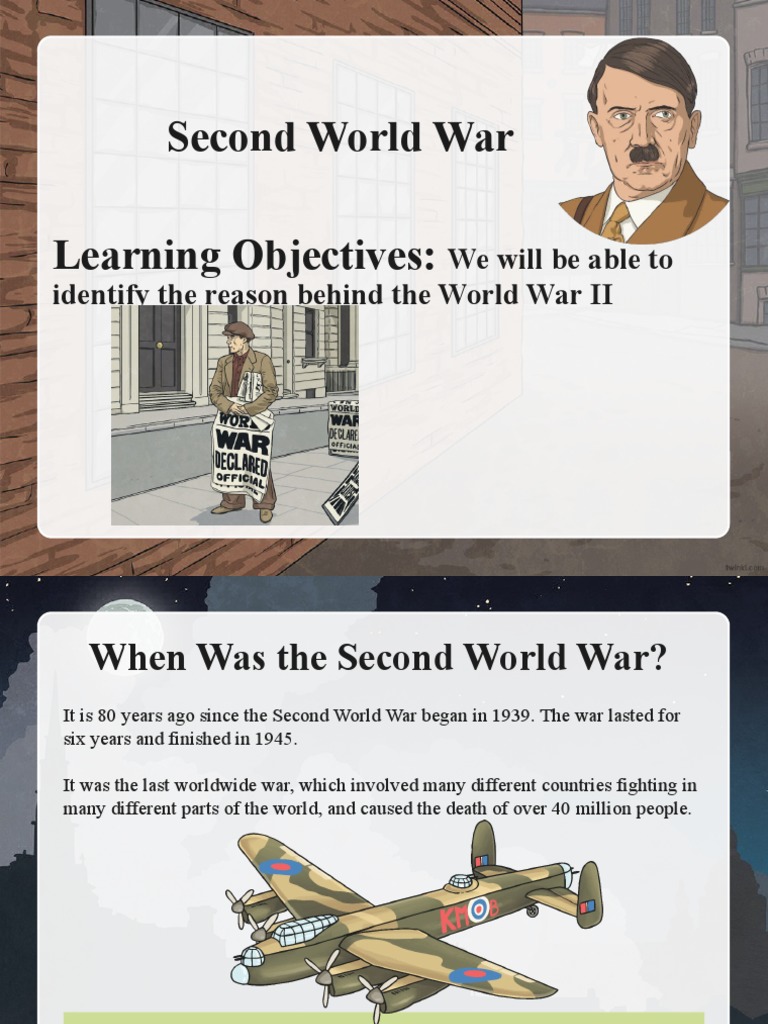 Second World War PowerPoint | PDF | Battle Of Britain | World War II