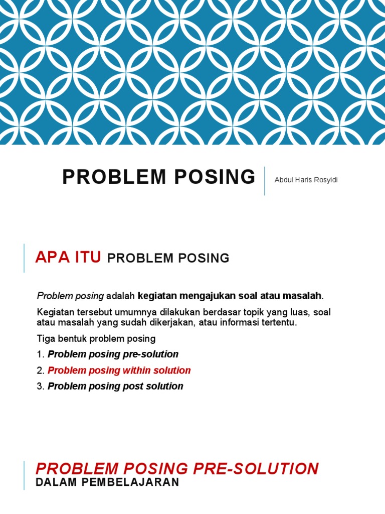 Problem Posing | PDF
