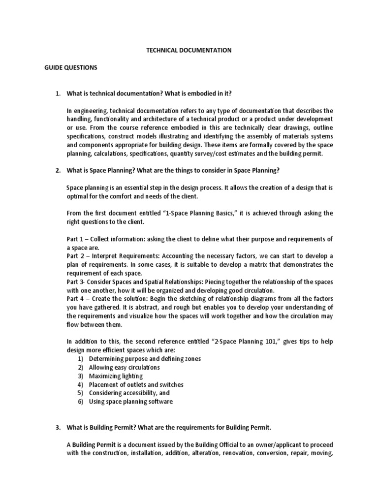 Technical Documentation | PDF | Cost | Specification (Technical Standard)