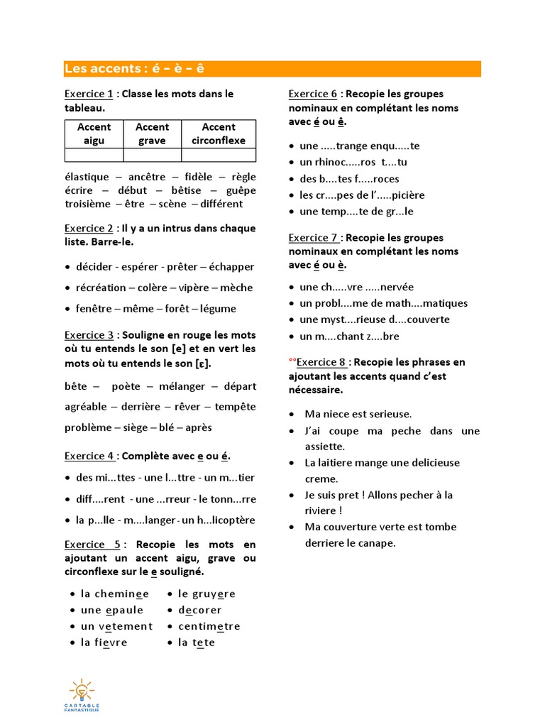 Les Accents | PDF | Alphabet latin