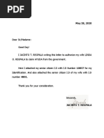 PRC Authorization Letter | PDF | Computer Access Control | Privacy