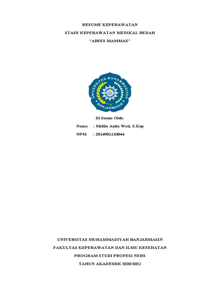 Perawatan Luka Abses Mammae dengan Bactigras | PDF