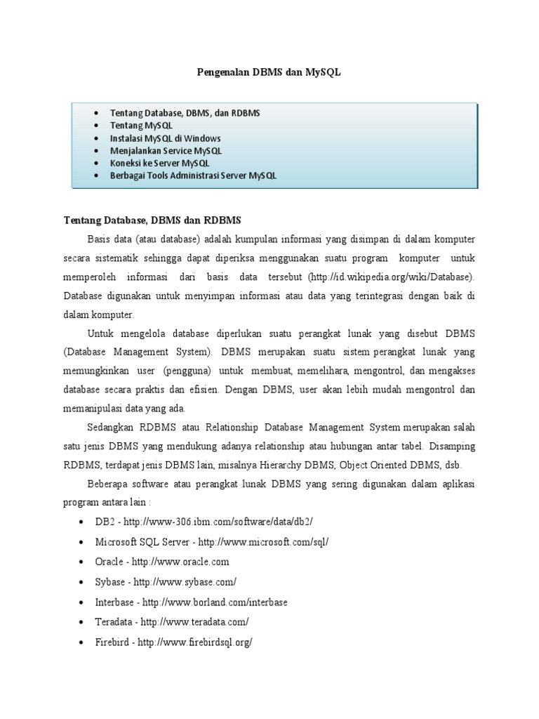 Koneksi PHP Dengan Mysql | PDF