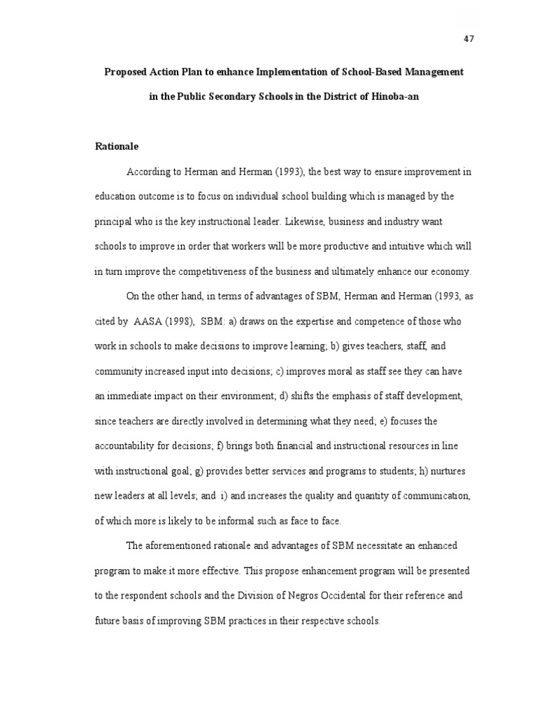 Sample Proposed Action Plan | PDF | Monitoring And Evaluation ...