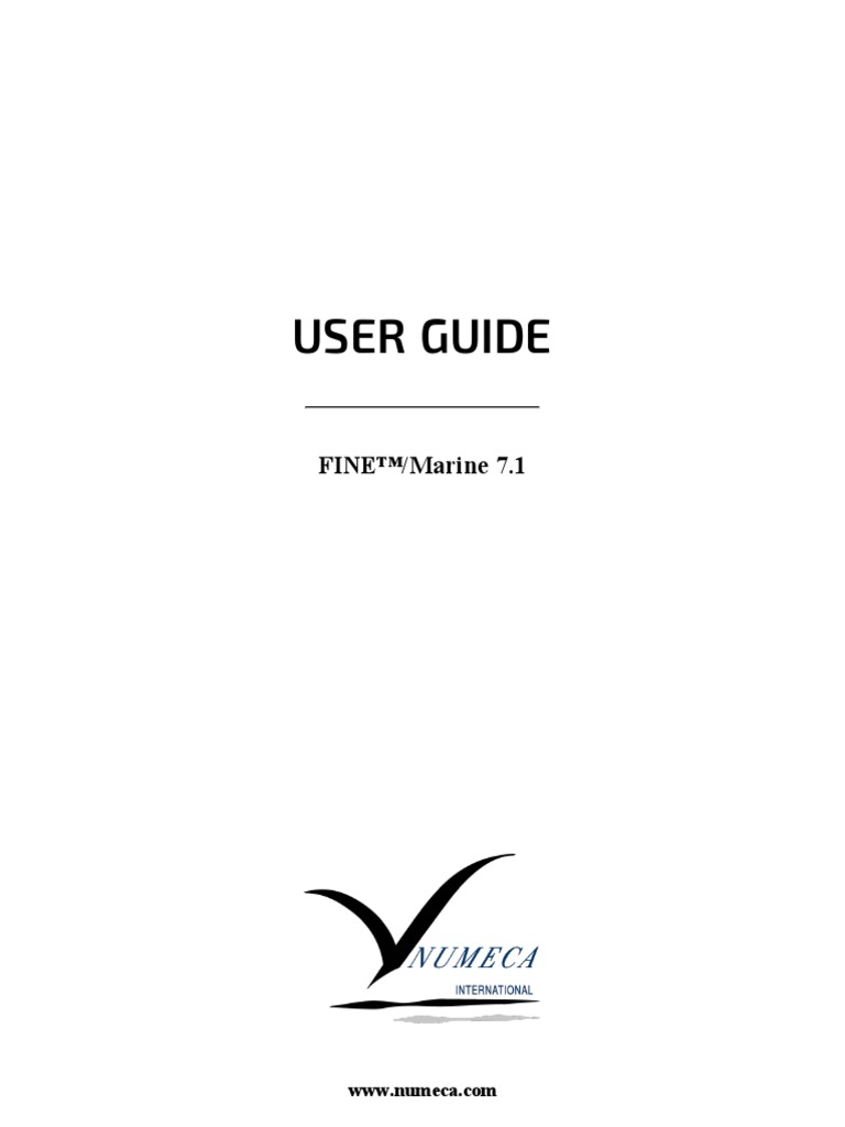 FINEMarine User Guide | PDF | Graphical User Interfaces | Navier–Stokes ...