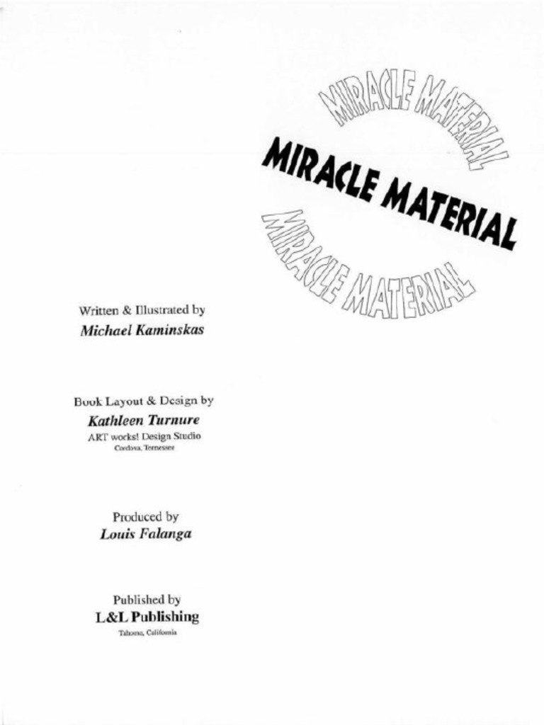 Miracle Material | PDF