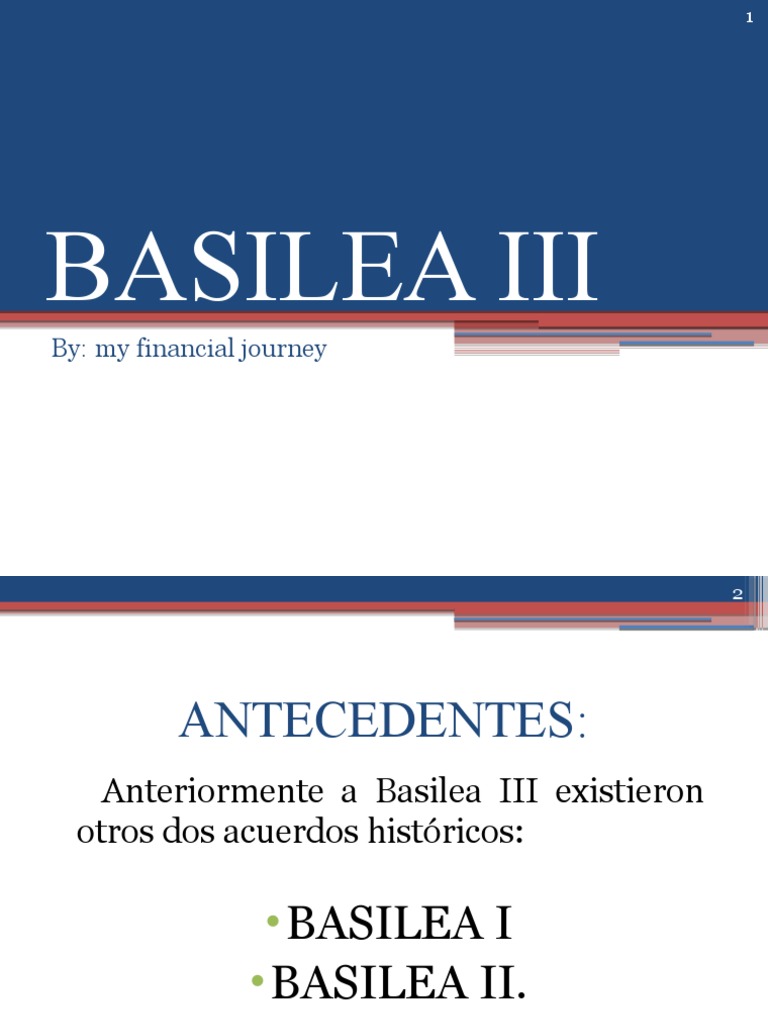Basilea III: Requisitos y Objetivos Financieros | PDF | Mercados ...
