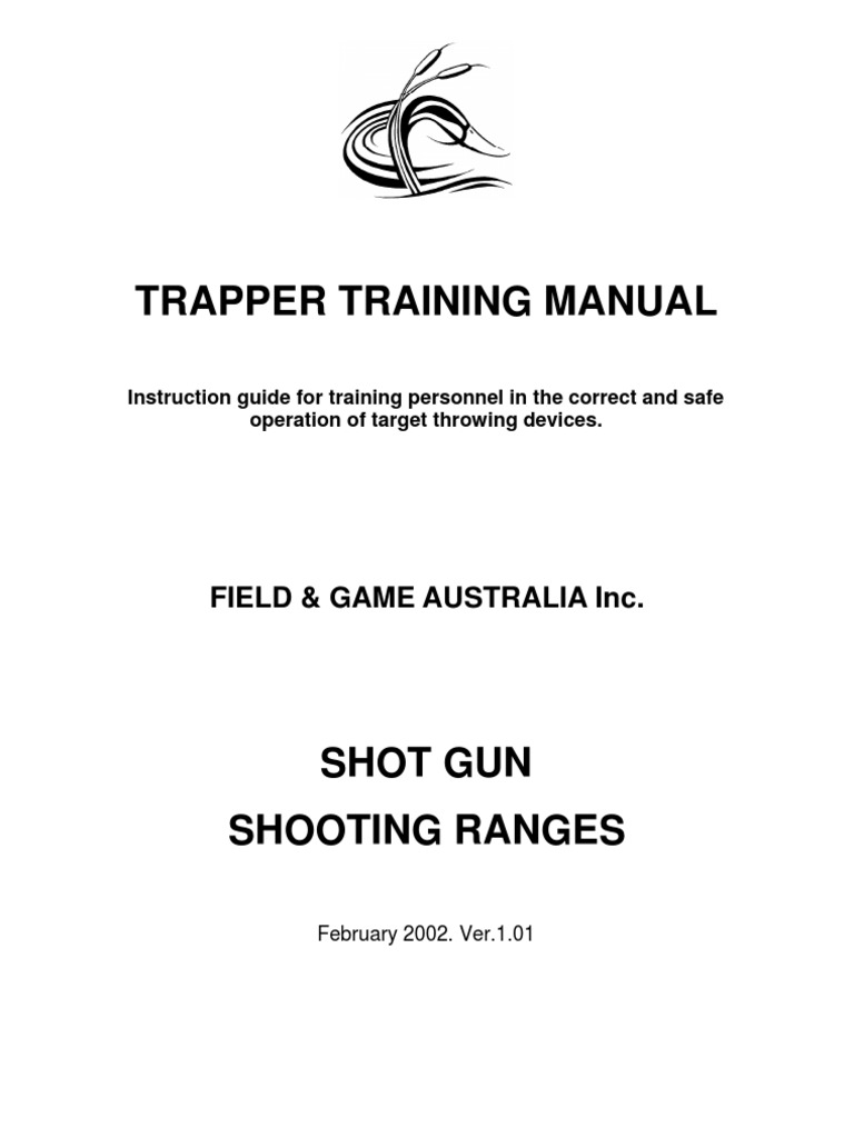 Trapper Training Manual: Field & Game Australia Inc | PDF | Trapping ...