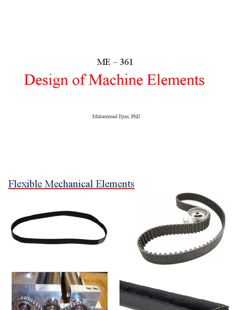 Design and Analysis of Flexible Mechanical Belt Drives | PDF | Belt ...