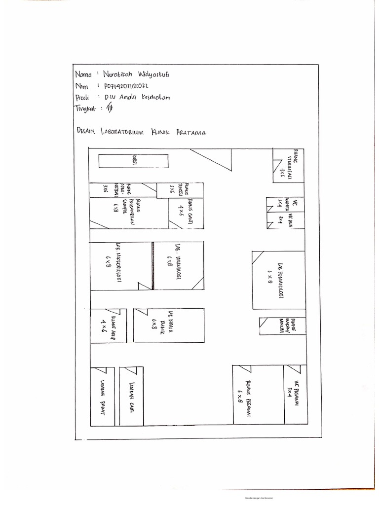 Desain Lab. Klinik Pratama, Madya, Utama - 022 Nuratikah Widyastuti | PDF