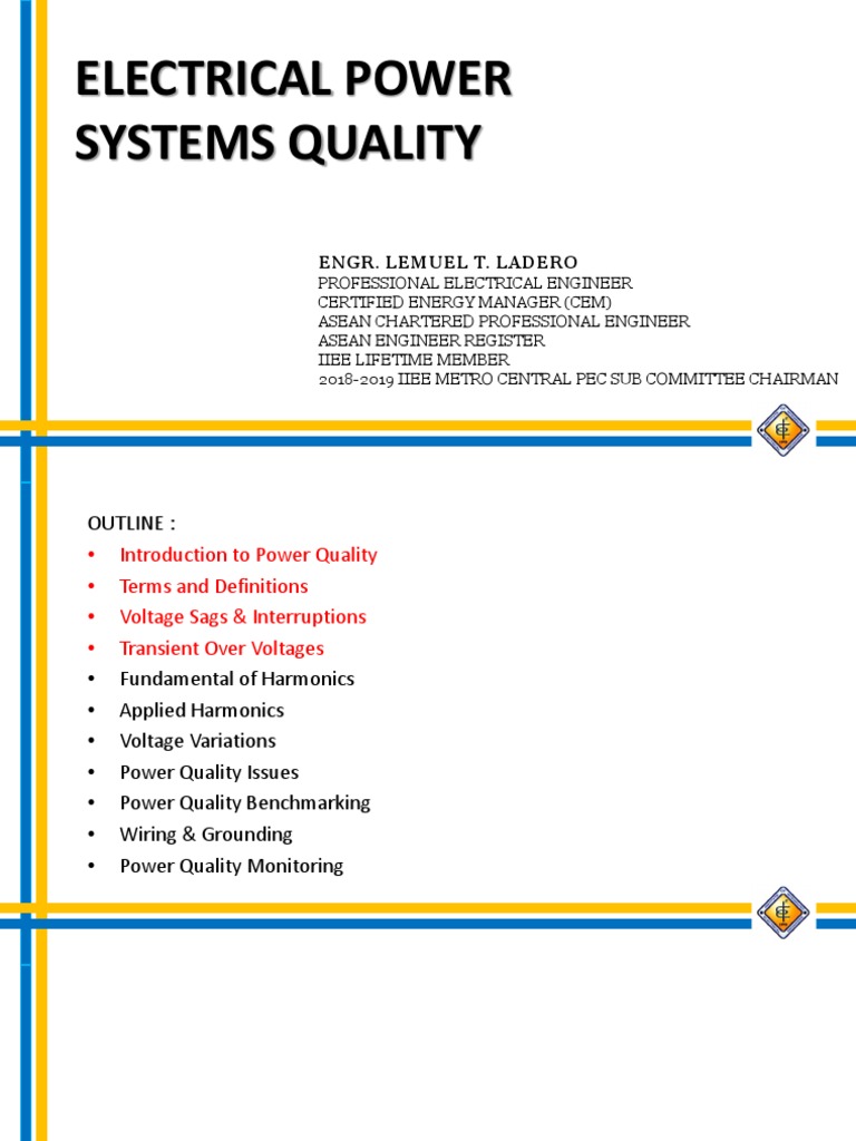 Electrical Power Systems Quality Lecture 2 | PDF | Transformer | Capacitor