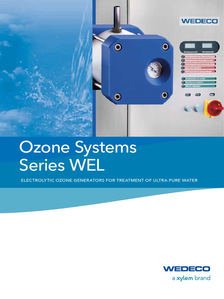 Wedeco Wel Seri Ozon Sistemleri | PDF | Ozone | Purified Water
