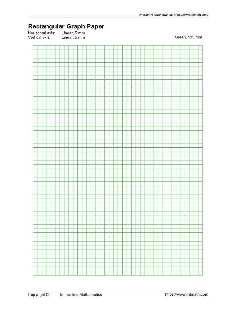 Rectangular Graph Paper | PDF