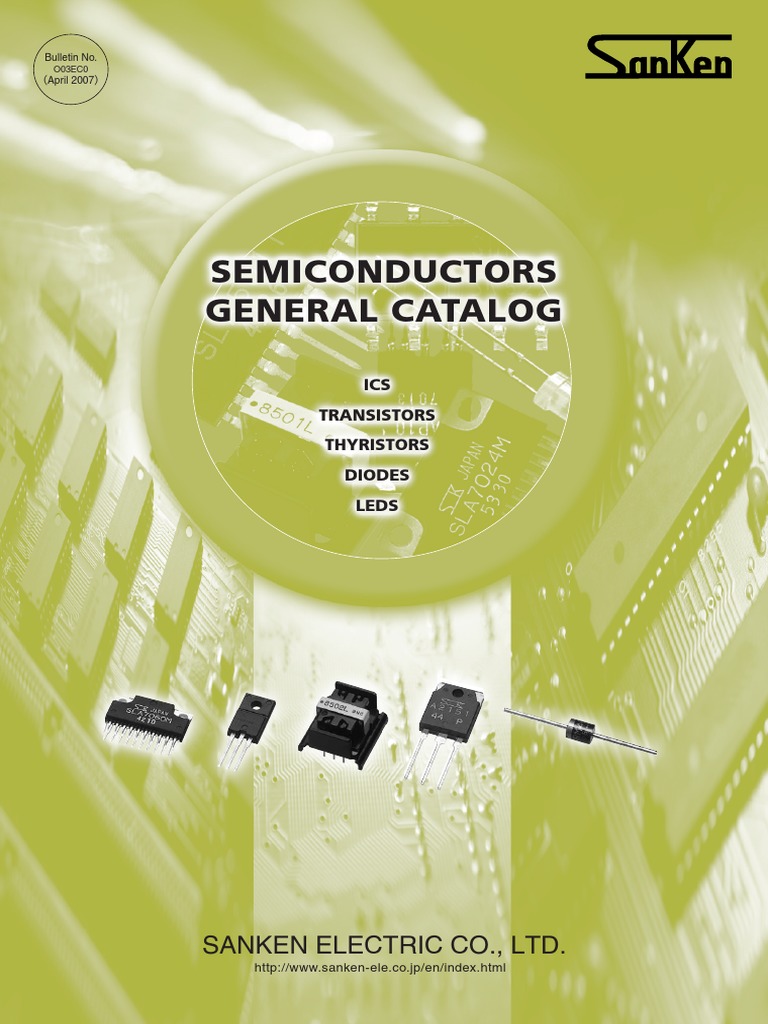 IC-Semiconductores Sanken 2007 | PDF | Diode | Rectifier