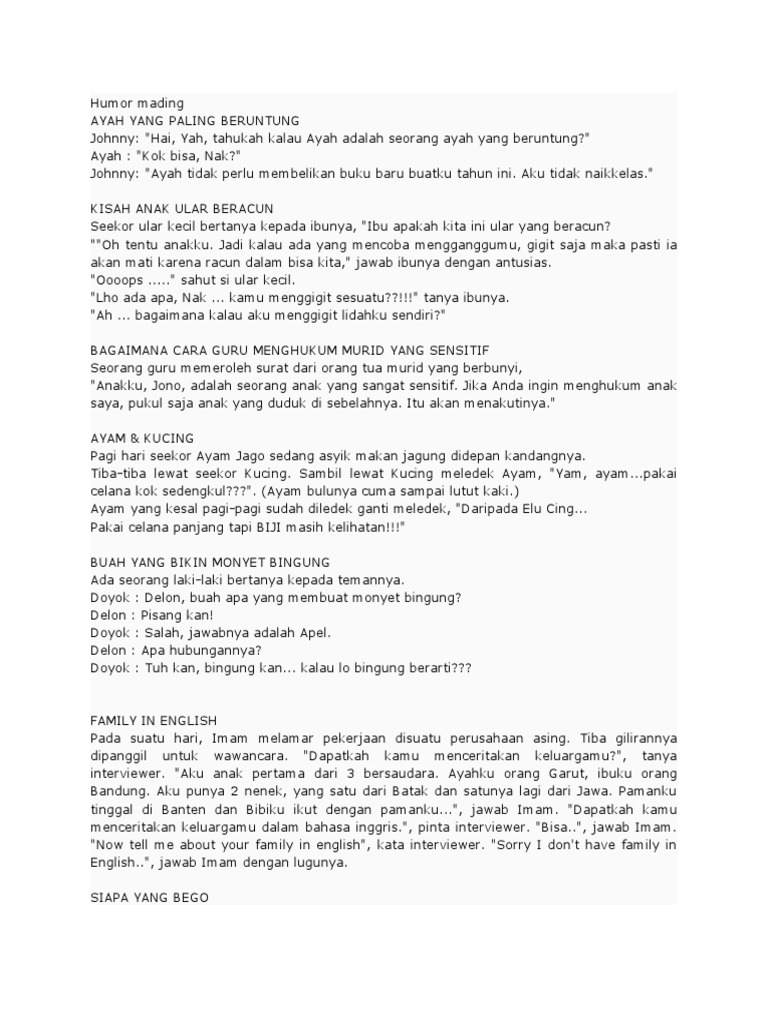 Humor Mading | PDF | Seni