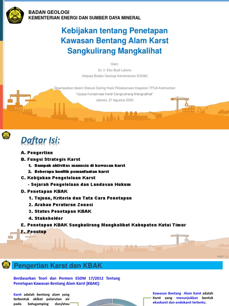 Kebijakan Tentang Penetapan KBAK SM - BG - 27082020 - Ok | PDF