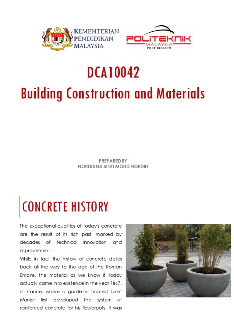 Concrete Construction Basics and Types | PDF | Concrete | Cement