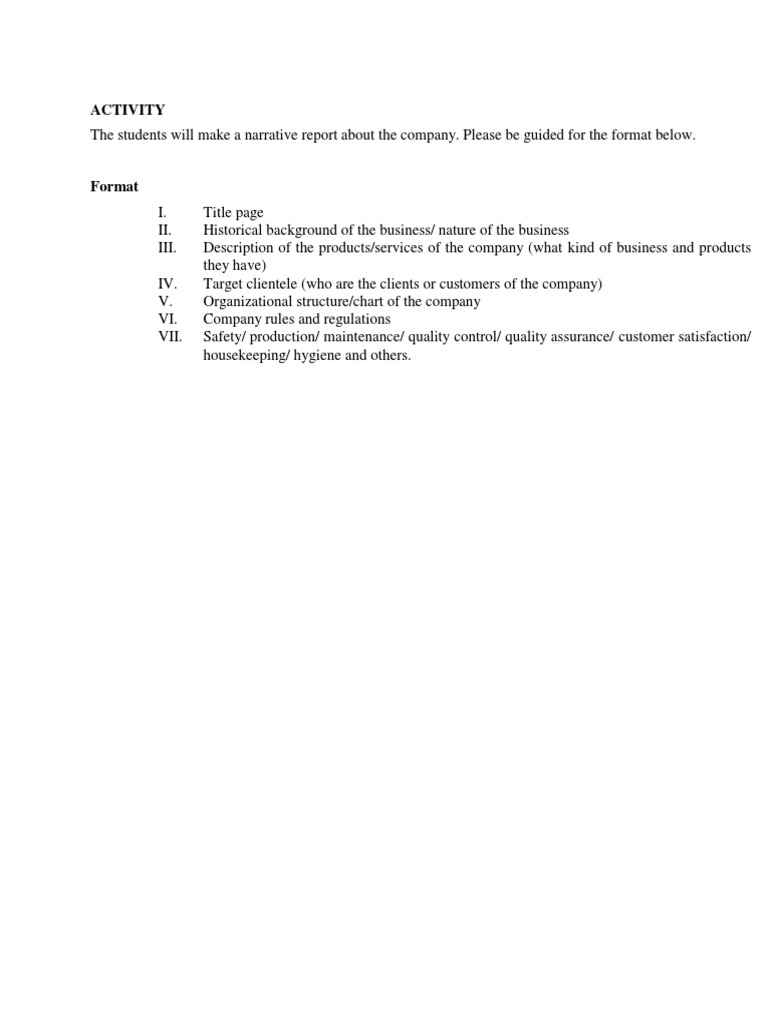 Learning Activity 3 Narrative Report | PDF