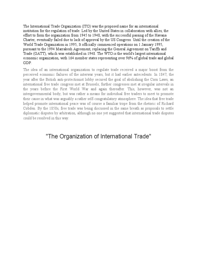 the-international-trade-organization-pdf