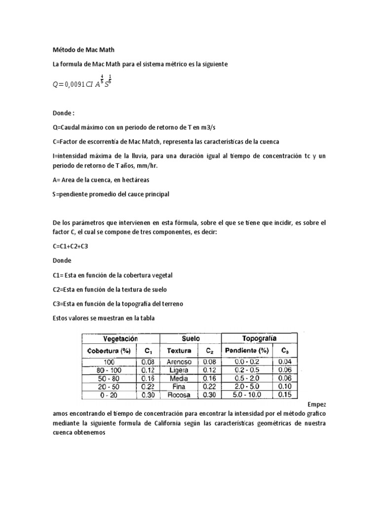 Método de Mac Math | PDF | Lluvia | Enseñanza de matemática