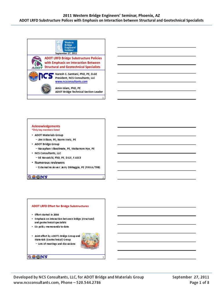 Presentation at Western Bridge Engineers' Seminar - Phoenix 2011 | PDF ...