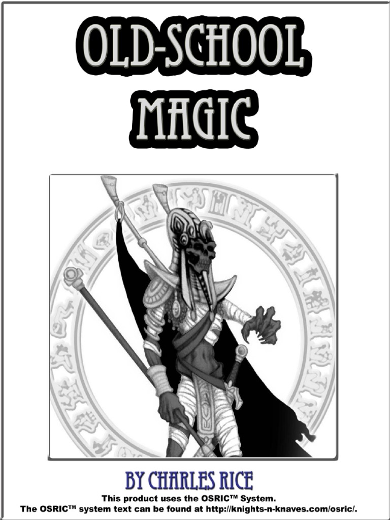 Old School Magic (1e, OSRIC) | PDF | Nature