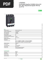 Product Data Sheet: Easypact CVS - CVS630F ETS 2.3 Circuit Breaker ...