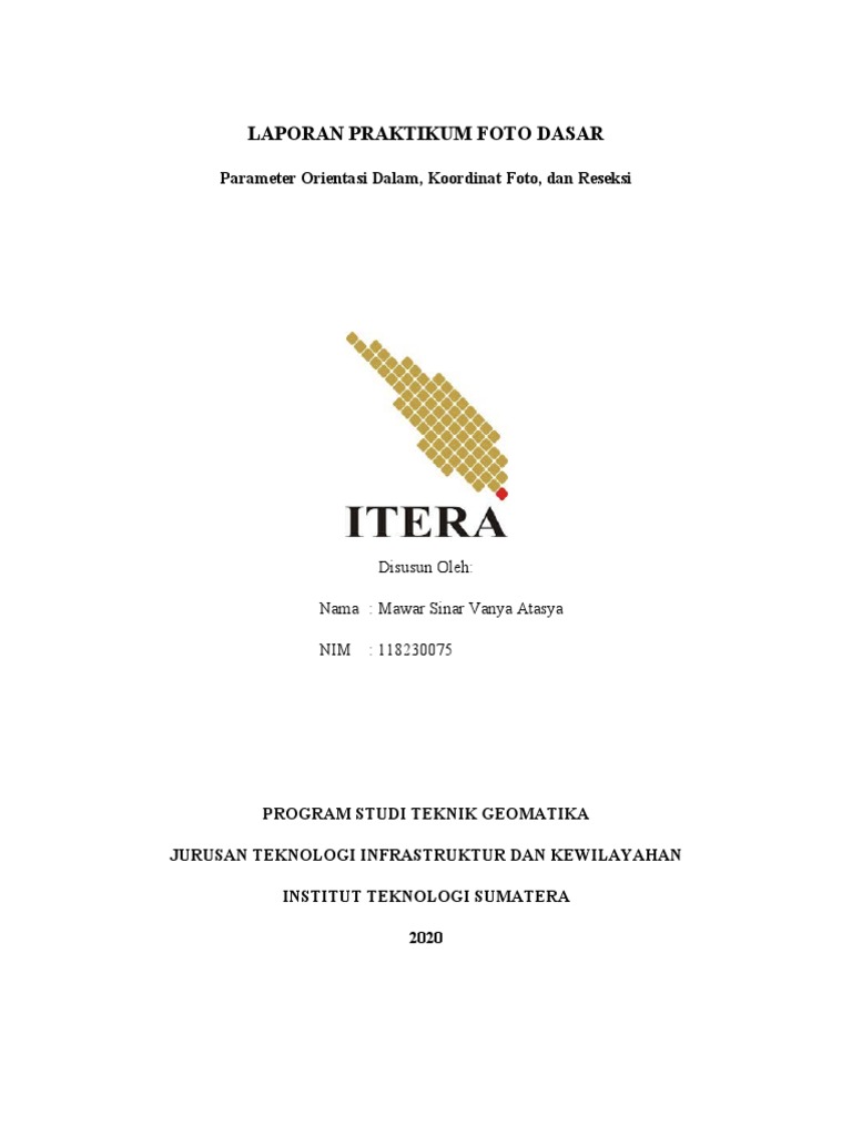 Laporan Praktikum Foto Dasar | PDF | Metode & Bahan Ajar | Komputer
