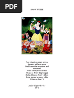 Snow White Play Script | PDF | Snow White | Grimms' Fairy Tales