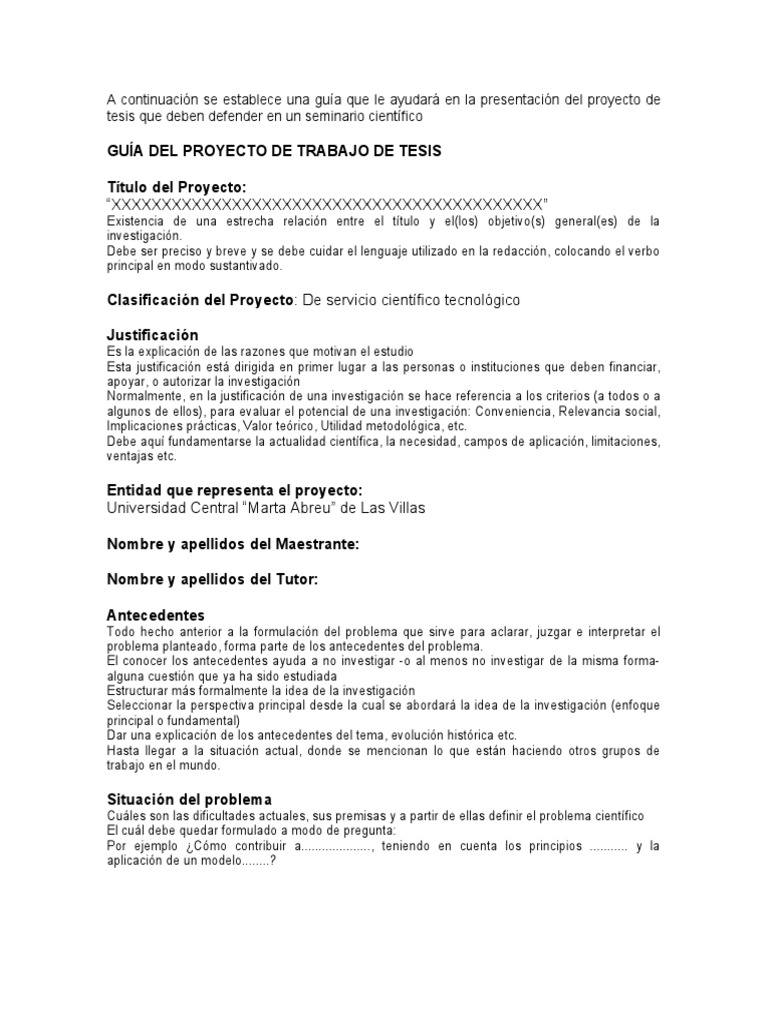 Guía para Presentación de Tesis | PDF | Software | Science