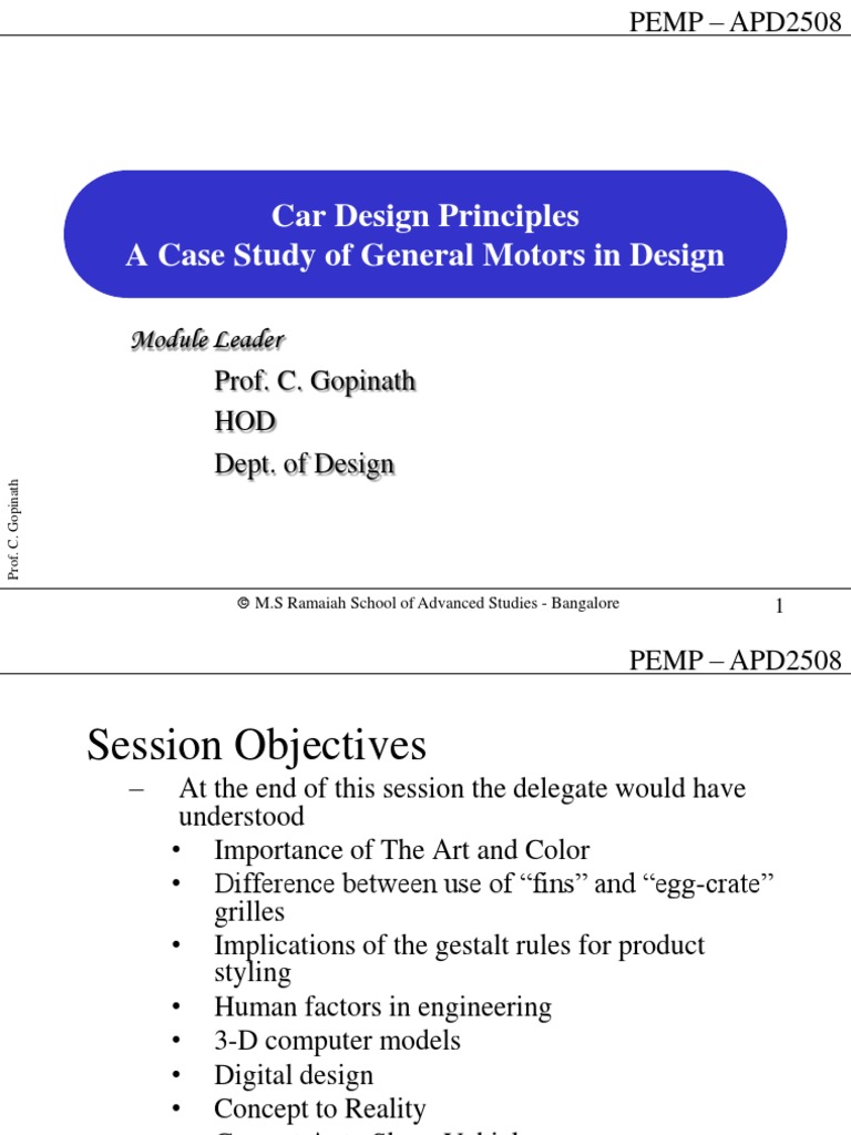 2.1 - Case Study of Concept Cars | PDF | Buick | Pontiac