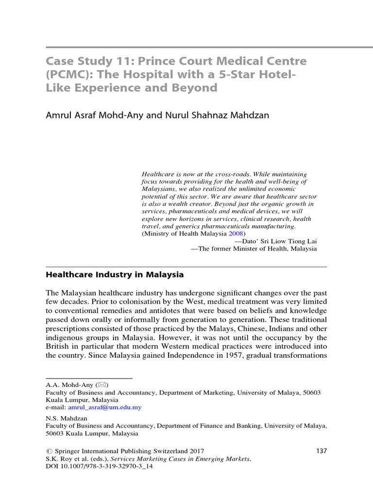 PCMC Hospital Case | PDF | Health Care | Hospital