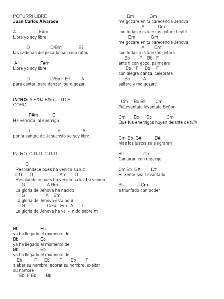 Popurri - Libre - JCA | PDF