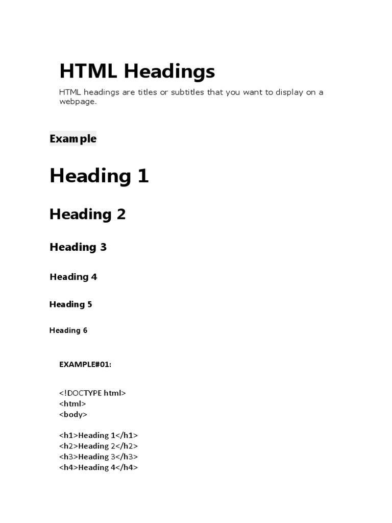 Web Development Notes | PDF | Html Element | Html