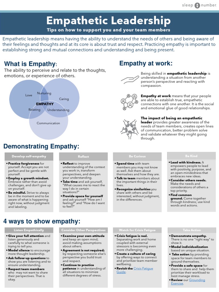 Empathetic Leadership Strategies | PDF | Empathy | Leadership