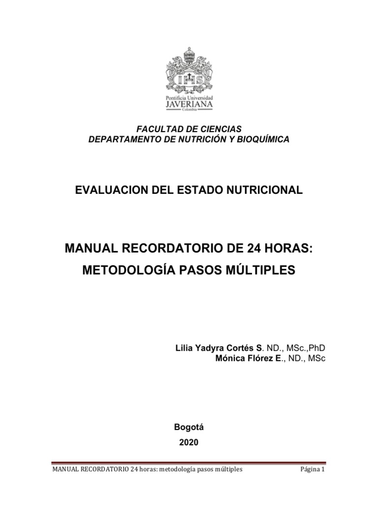 Manual R24h | PDF | Alimentos | Comida y bebida