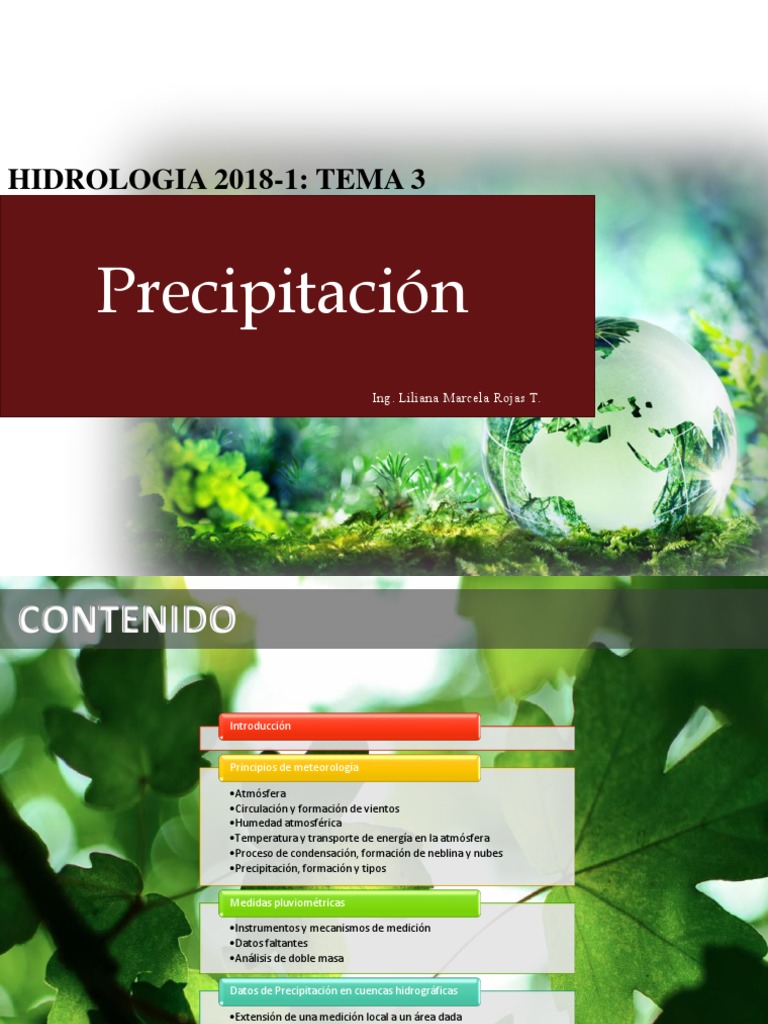 Tema 3 - Precipitacion 1 | PDF | Atmósfera de tierra | Precipitación
