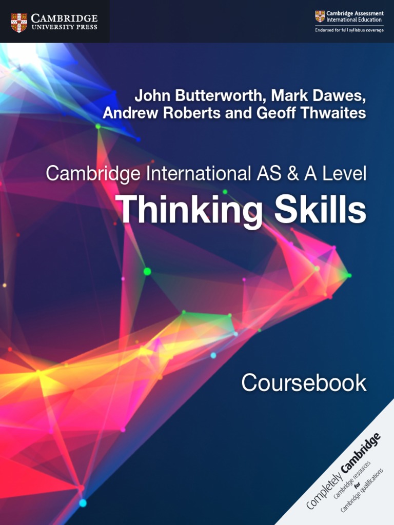 Cambridge International AS and A Level Thinking Skills | PDF | Textbook ...