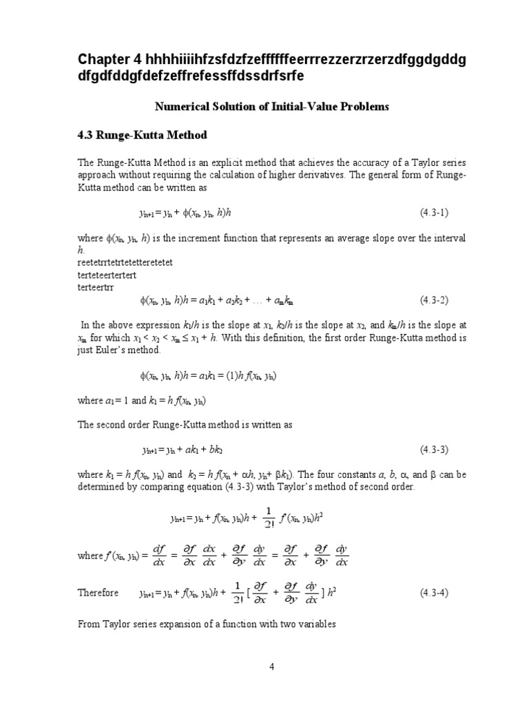 Ch4 3 | PDF | Applied Mathematics | Mathematical Analysis