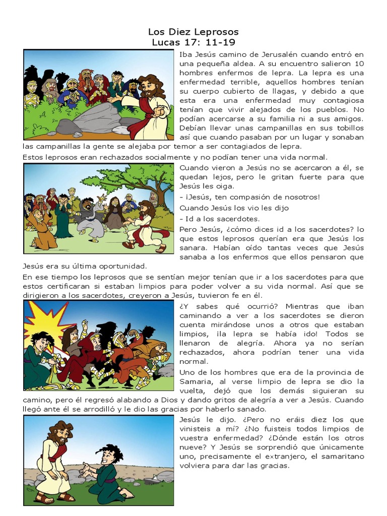 La historia de los diez leprosos | PDF | Lepra | Jesús