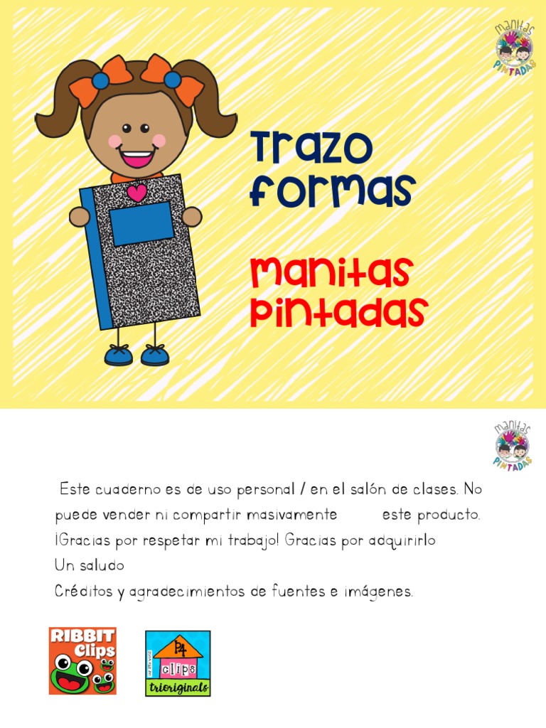 Trazo Formas: Manitas Pintadas | PDF