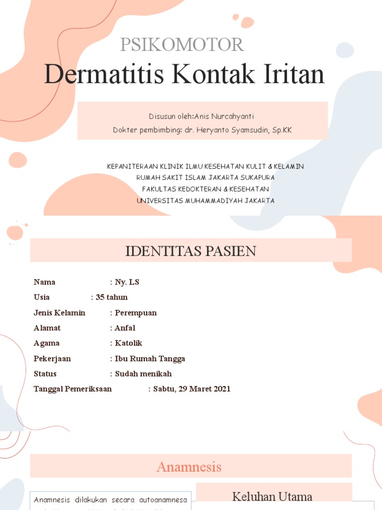 Dermatitis Kontak Iritan | PDF