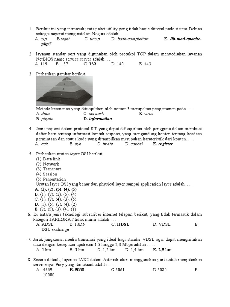 Kisi-Kisi Soal (PRODUKTIF TLJ) | PDF