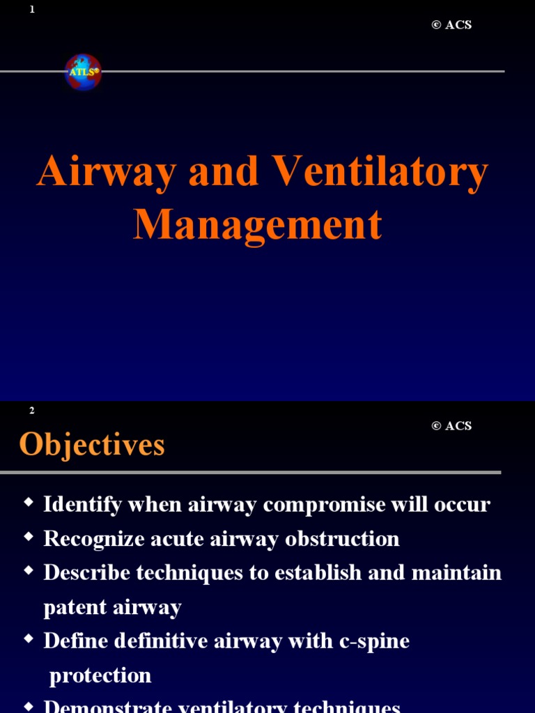 Airway and Ventilatory Management | PDF | Clinical Medicine | Medical ...