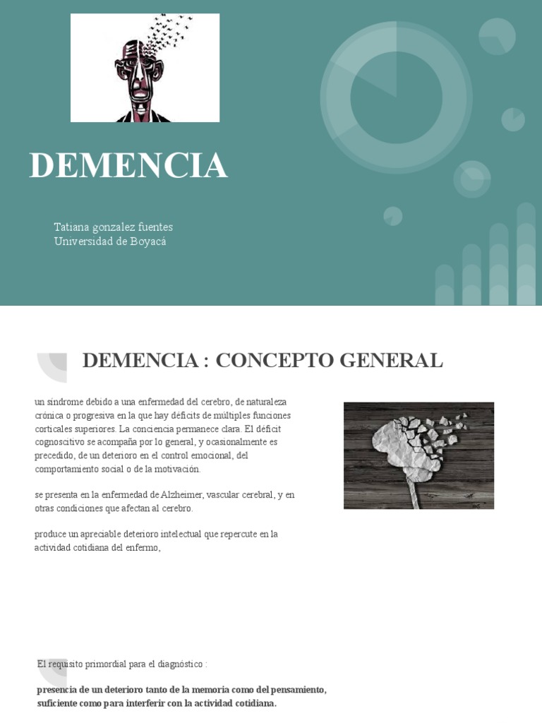 Demencia Pdf Demencia Enfermedad De Alzheimer