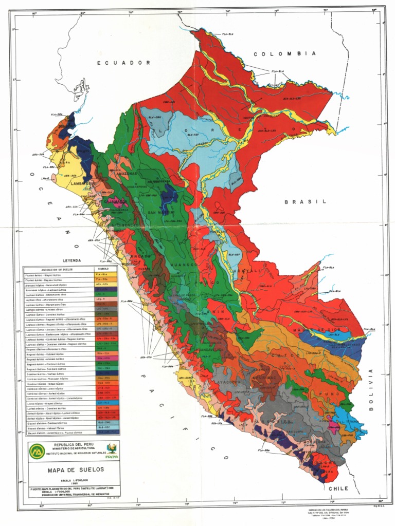 Mapa de Suelos Del Perú | PDF