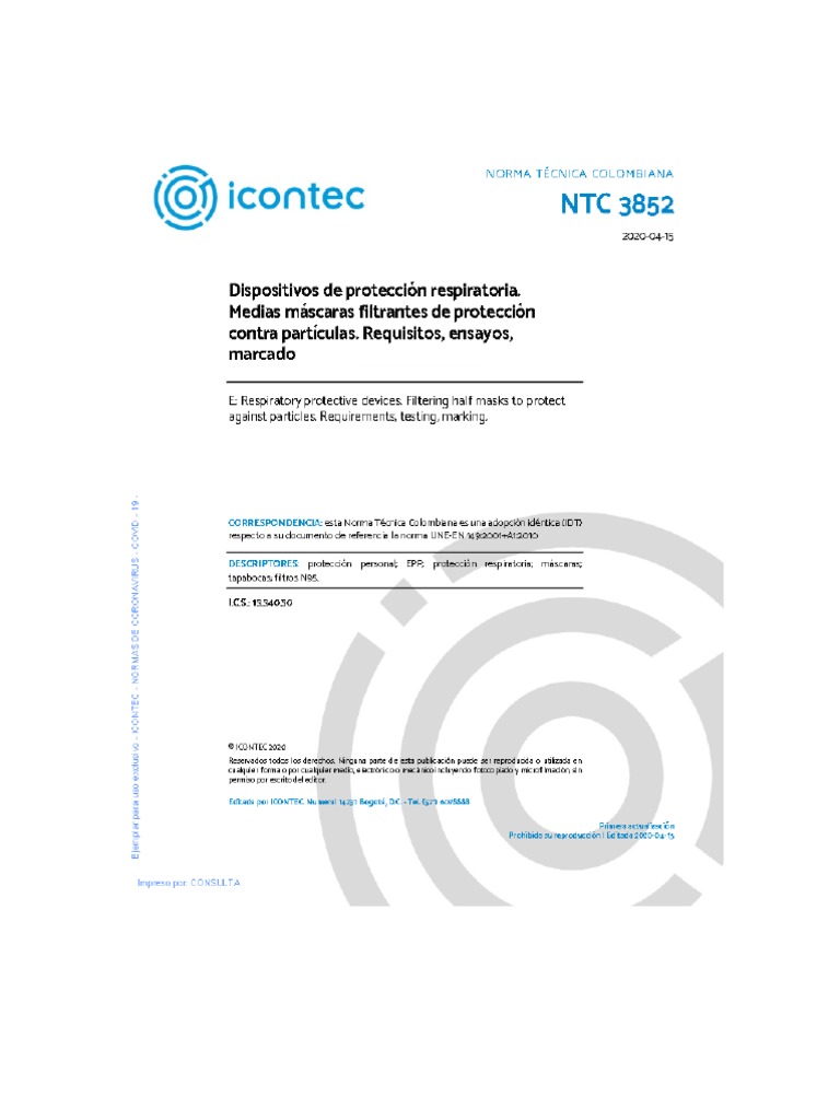 NTC 3852 | PDF