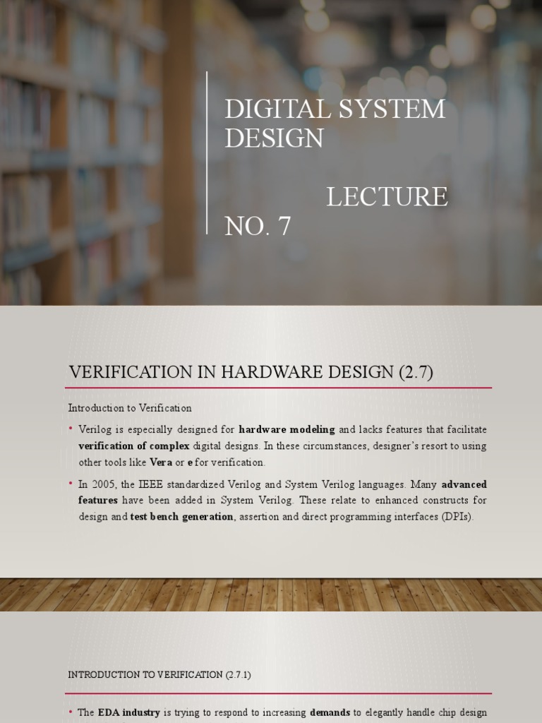 Introduction to Digital Design Verification | PDF | Formal Verification ...