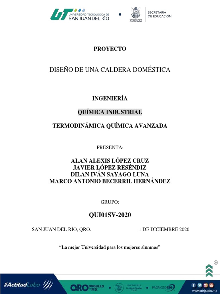 Diseño de Una Caldera Doméstica - Termodinámica. | Descargar gratis PDF ...